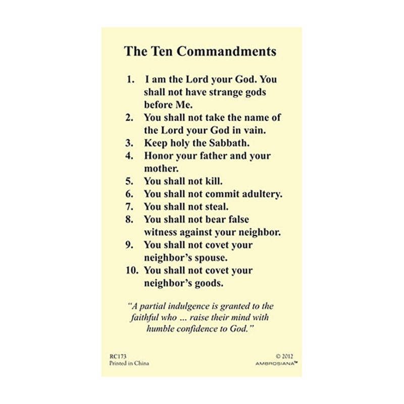 ten commandments 8th