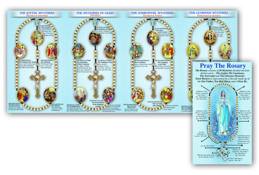 How to Pray The Rosary Devotional Pamphlet | Custom Rosaries and ...