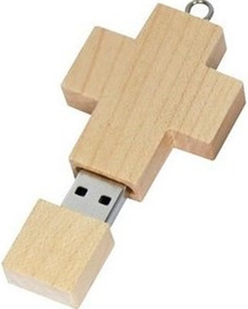 8GB Pine Cross Flash Drive | Custom Rosaries and Religious Articles
