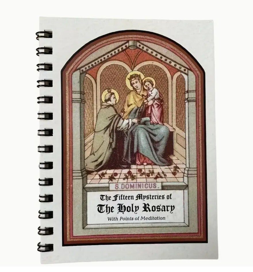 Pocket-Sized Traditional Holy Rosary Guide With Points of Meditations ...